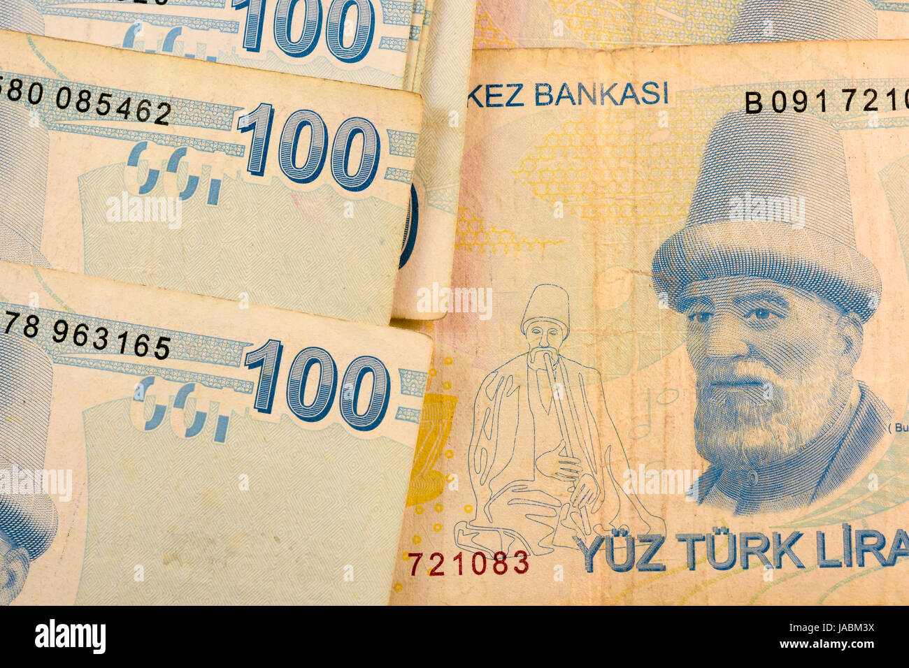 Close up Turkish lira currency note, Turkish lira Türk lirası (Turkish ...