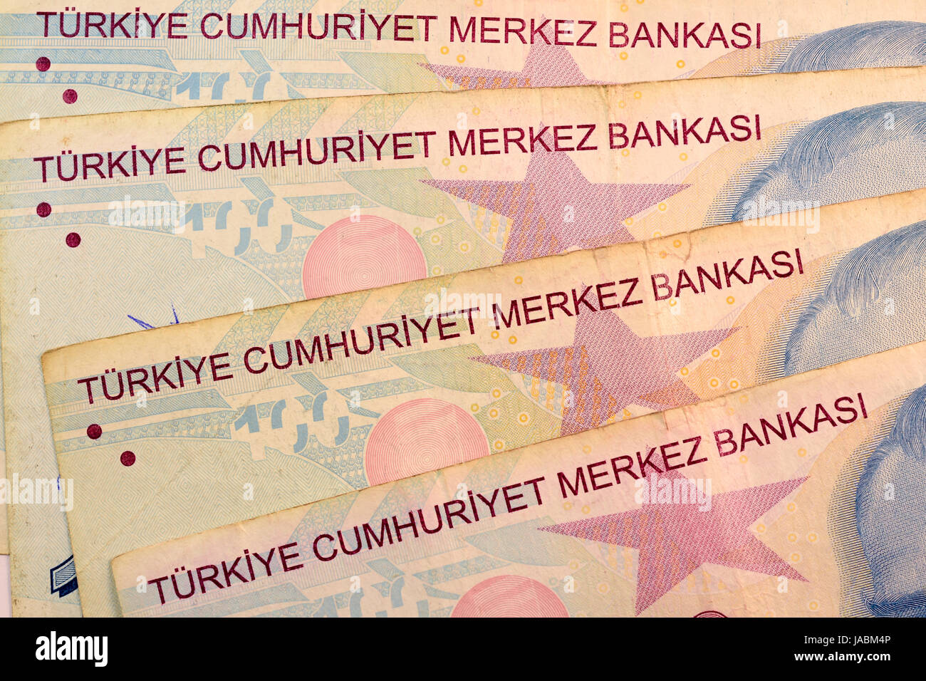 Close up Turkish lira currency note, Turkish lira Türk lirası (Turkish ...