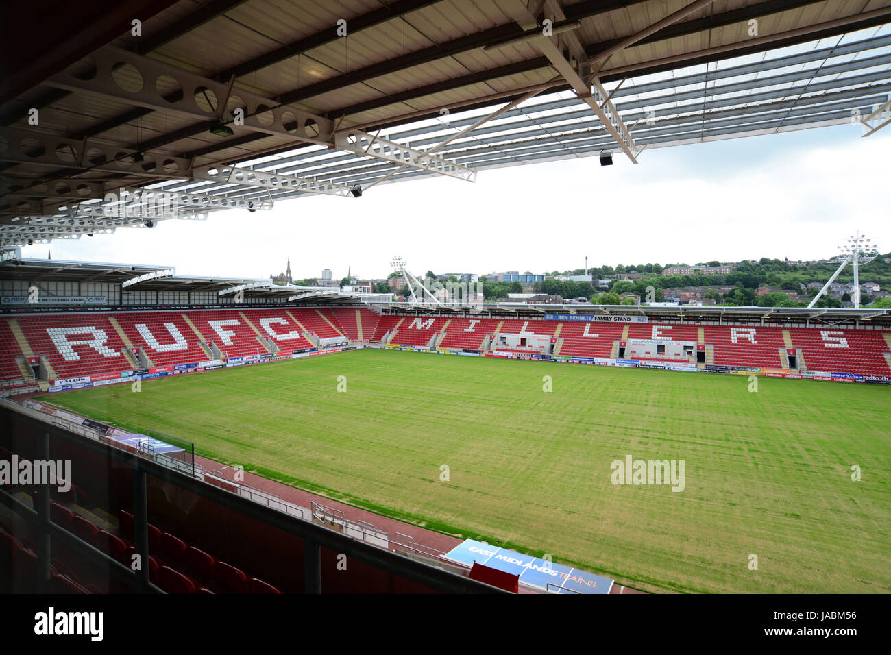Rotherham United FC football stadium, South Yorkshire, UK Stock Photo ...