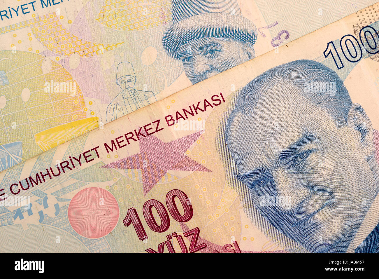 Close up Turkish lira currency note, Turkish lira Türk lirası (Turkish ...