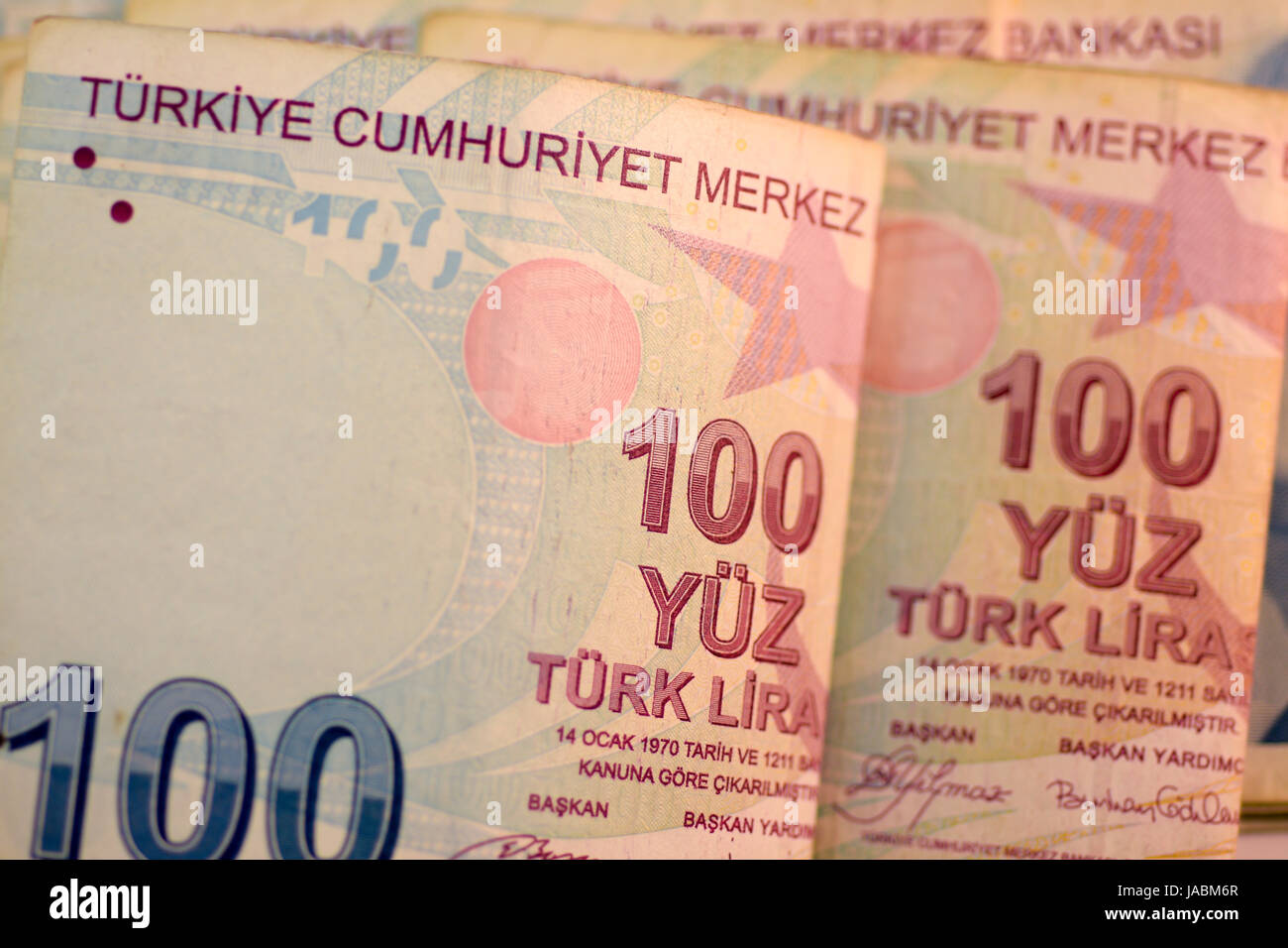 Close up Turkish lira currency note, Turkish lira Türk lirası (Turkish ...