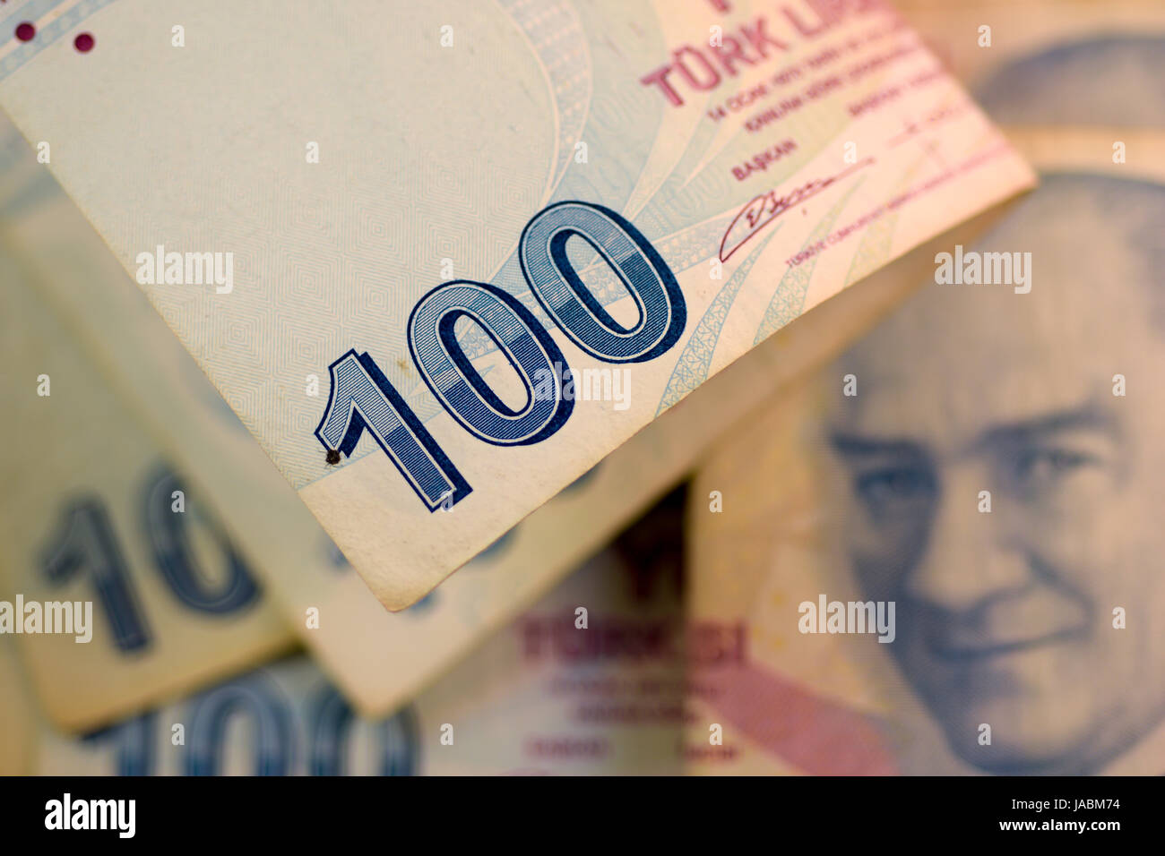 Close up Turkish lira currency note, Turkish lira Türk lirası (Turkish ...