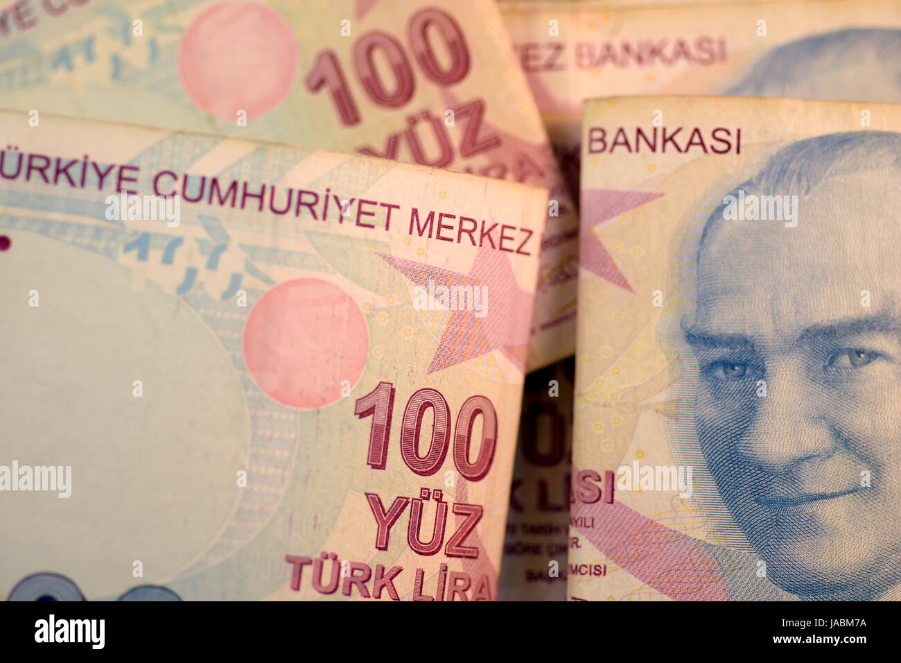 Close up Turkish lira currency note, Turkish lira Türk lirası (Turkish ...