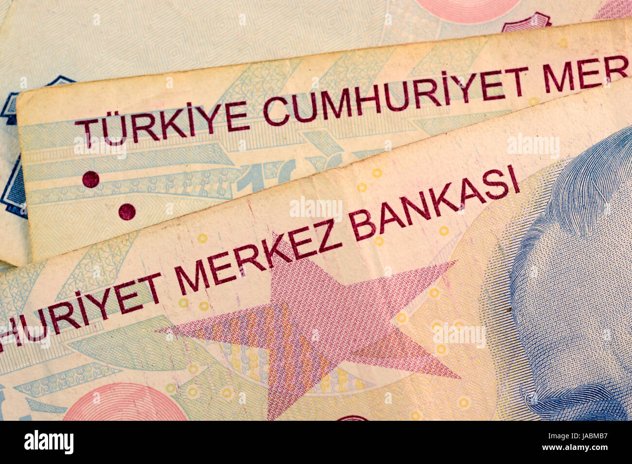 Close up Turkish lira currency note, Turkish lira Türk lirası (Turkish ...