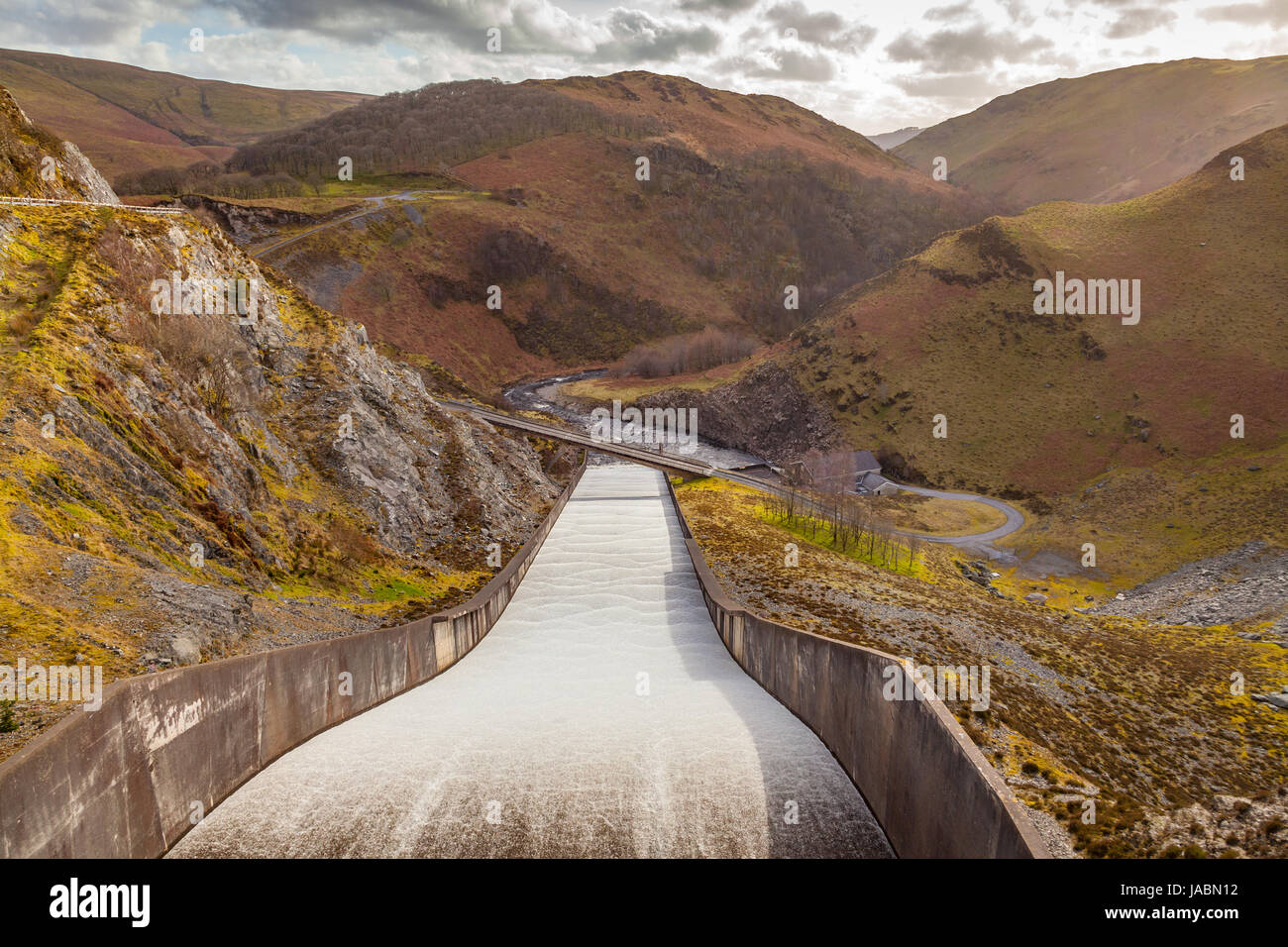 Llyn Brianne Dam, Llandovery, Wales Stock Photo - Alamy
