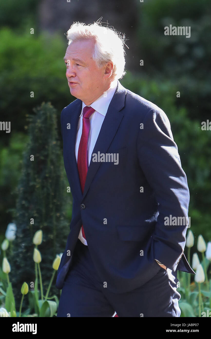 Minister attend the weekly Cabinet meeting at 10 Downing Street Featuring: David Davis MP Where ...