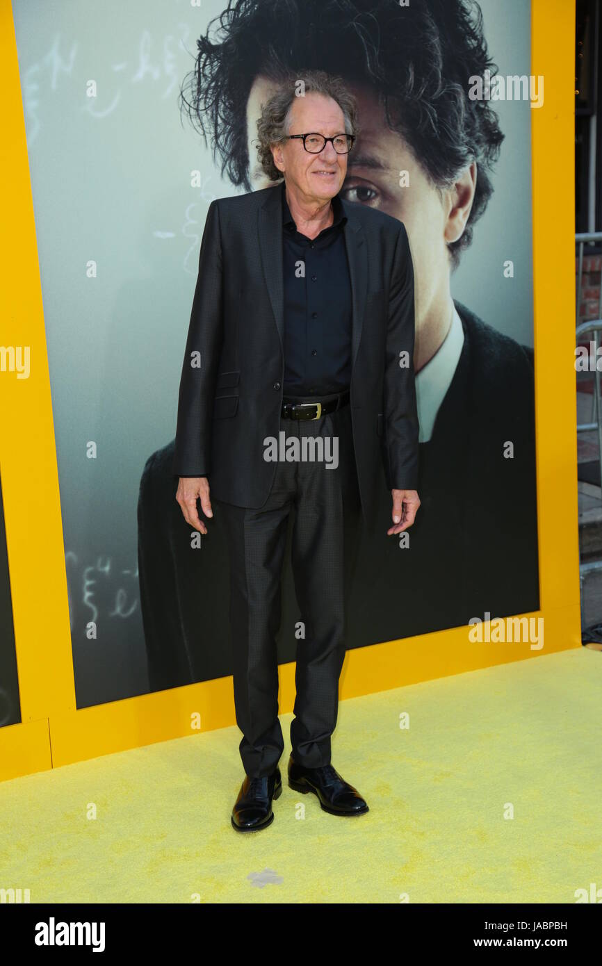 Geoffrey Rush attending the premiere of National Geographic's 'Genius ...