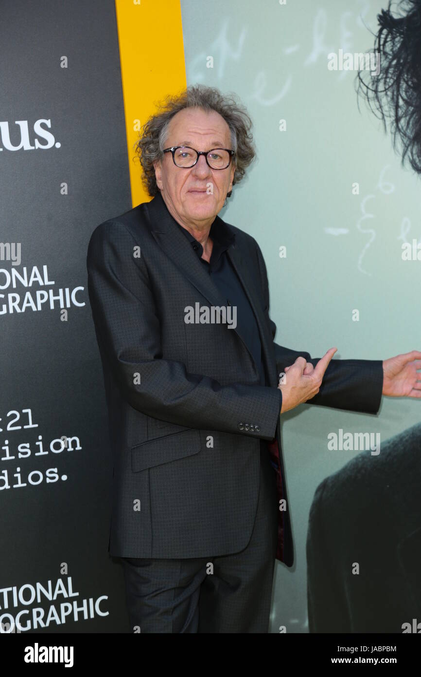 Geoffrey Rush attending the premiere of National Geographic's 'Genius ...