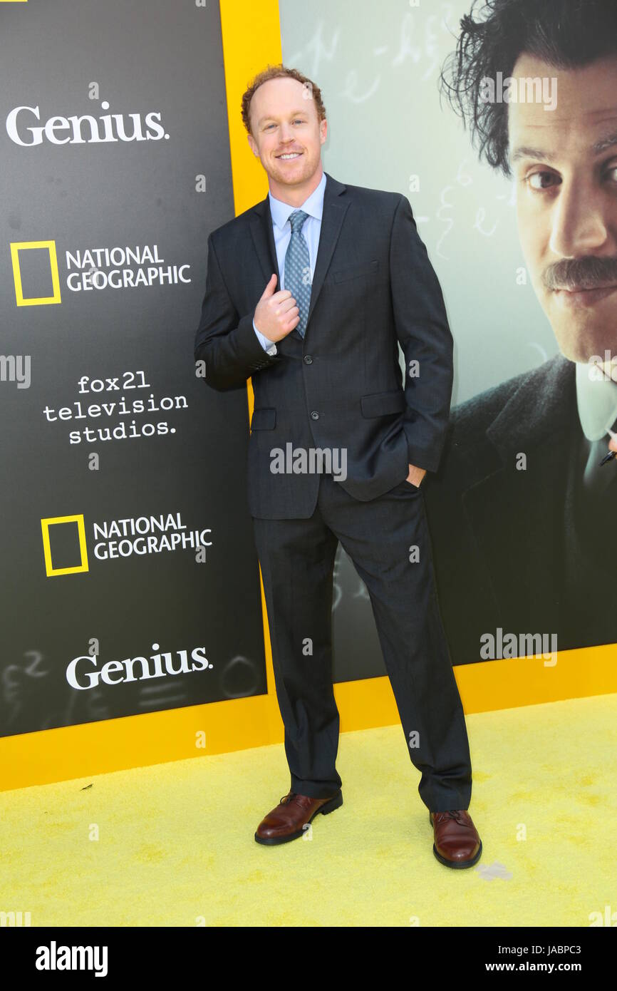 Joe Coffey attending the premiere of National Geographic's 'Genius,' at ...