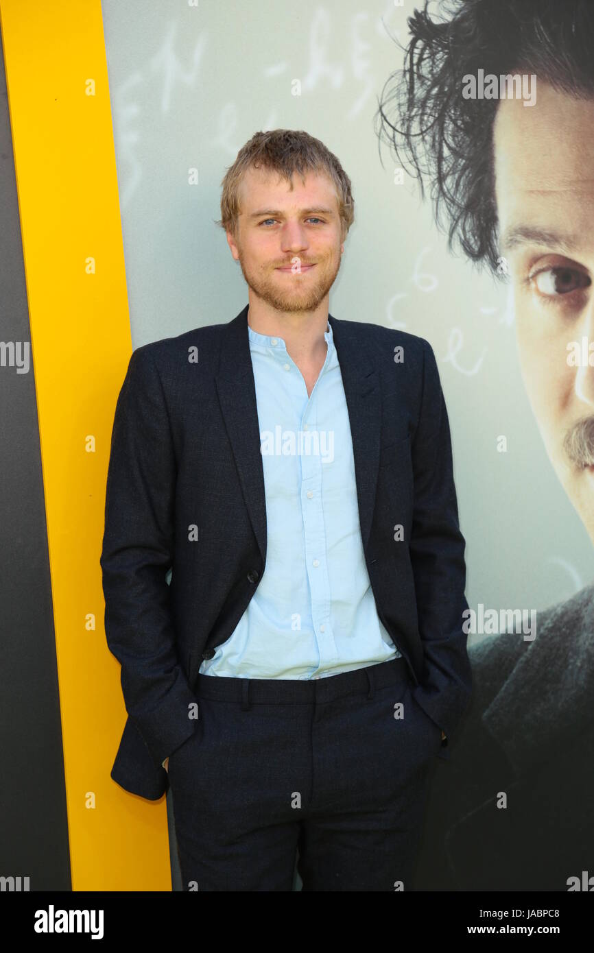 Johnny Flynn attending the premiere of National Geographic's 'Genius ...