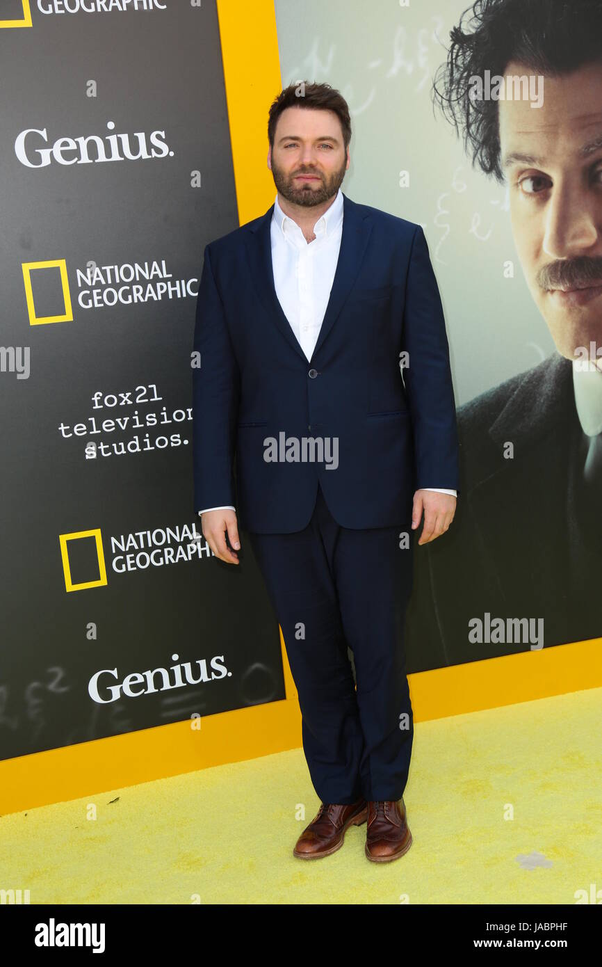 Seth Gabel attending the premiere of National Geographic's 'Genius,' at ...