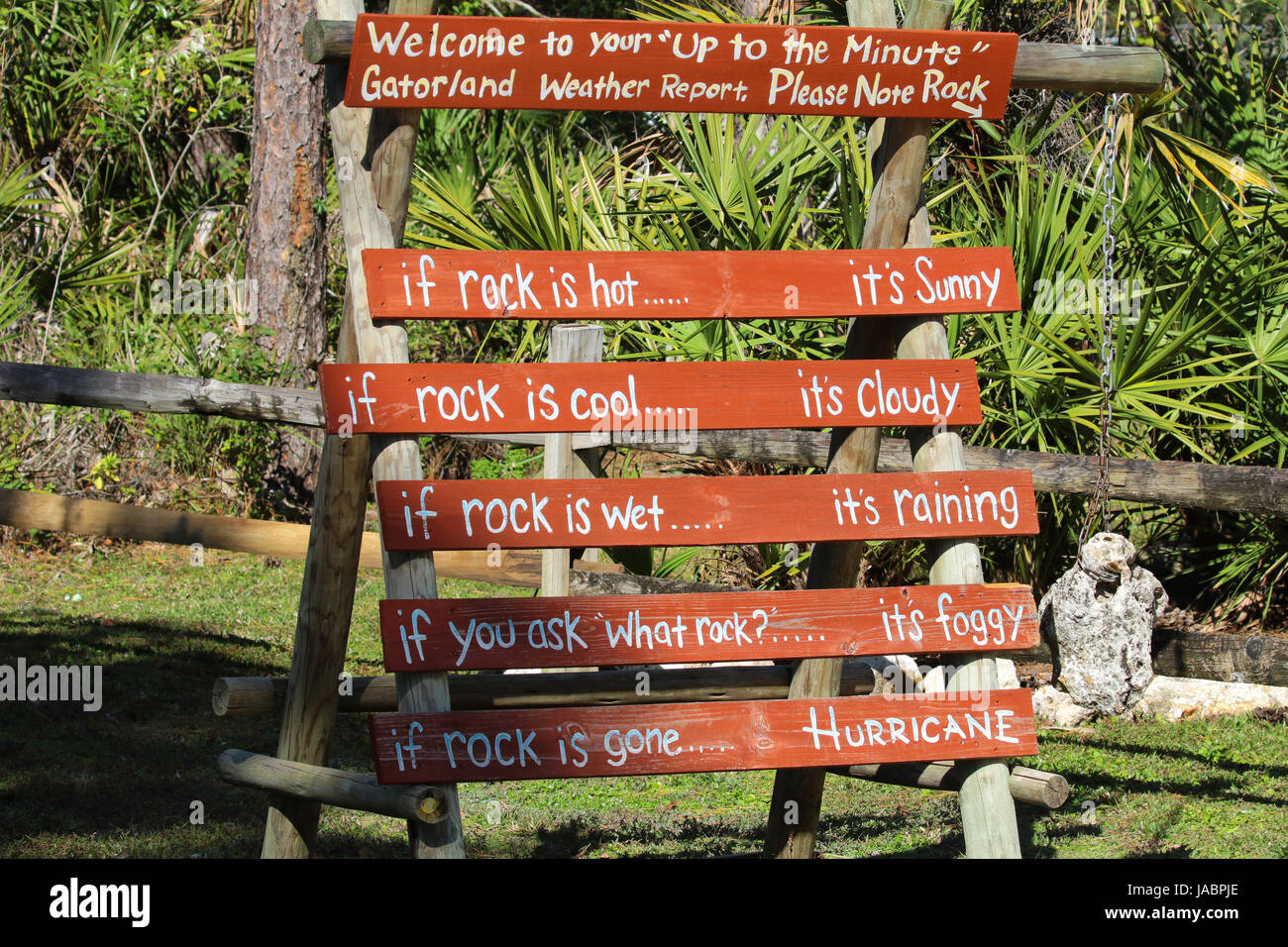 Up to the minute weather report at Gatorland, Orlando, Florida Stock ...