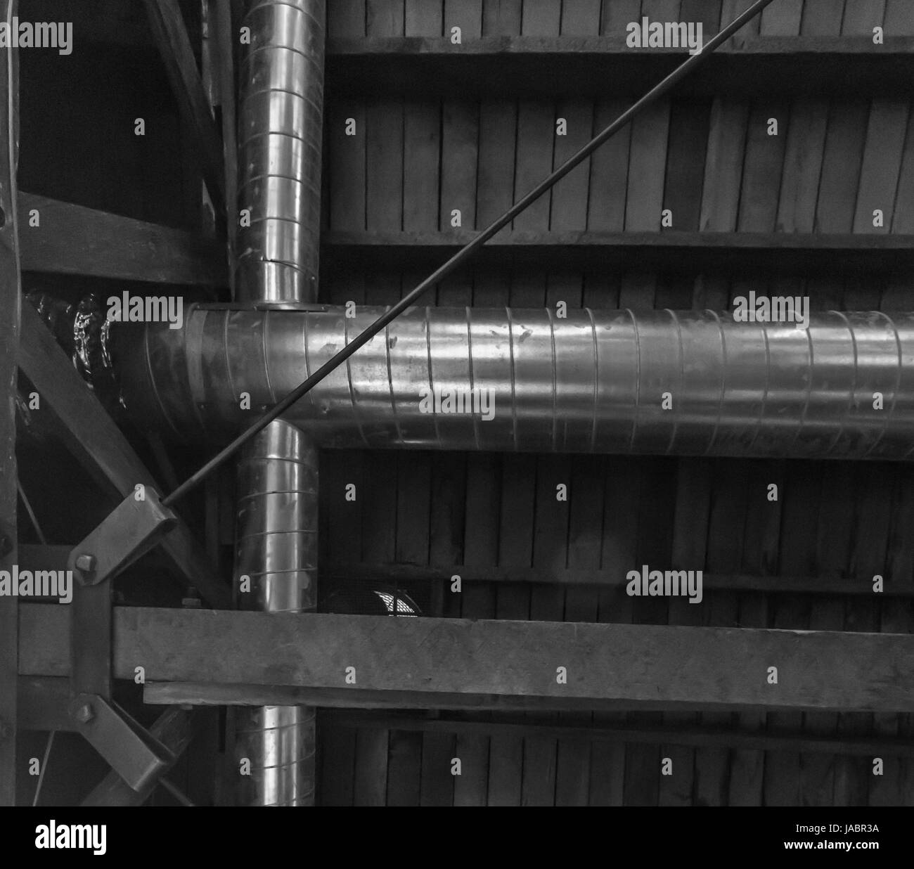 Windows ceiling old building Black and White Stock Photos & Images - Alamy