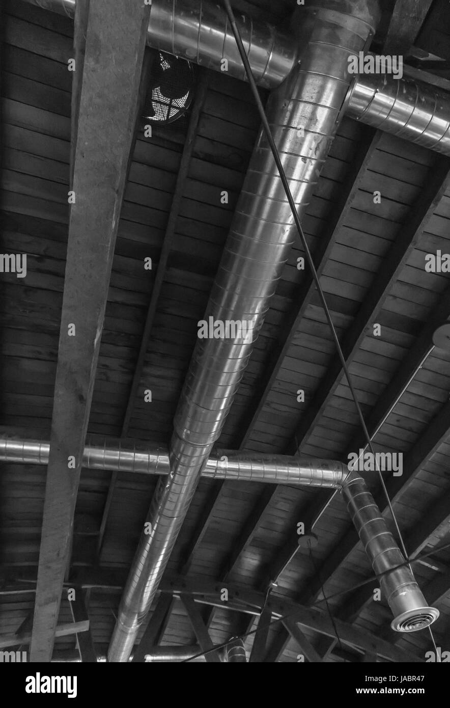 Windows ceiling old building Black and White Stock Photos & Images - Alamy