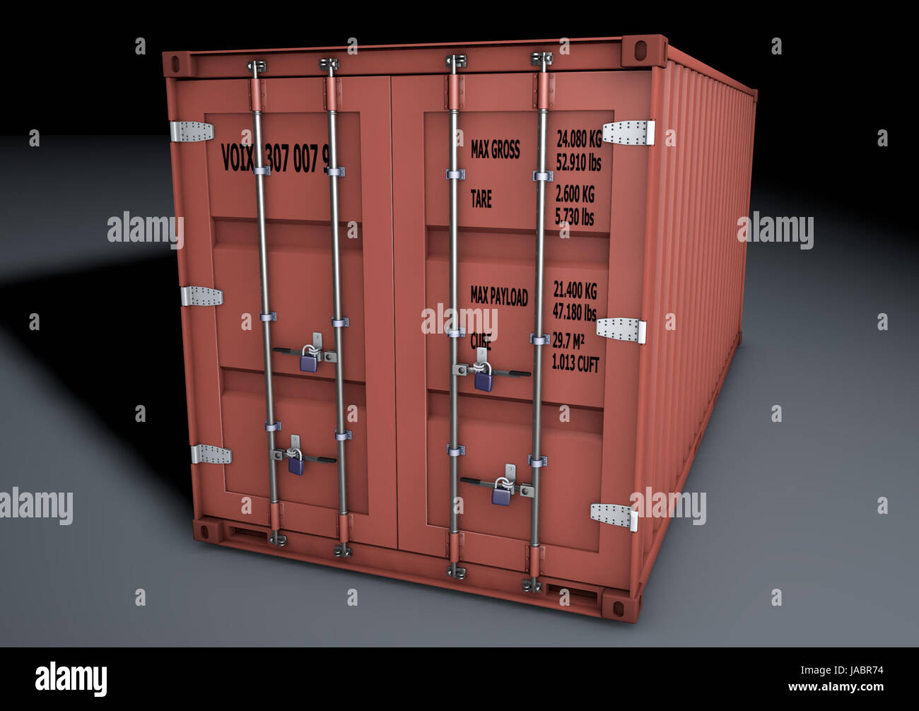 20ft container hi-res stock photography and images - Alamy