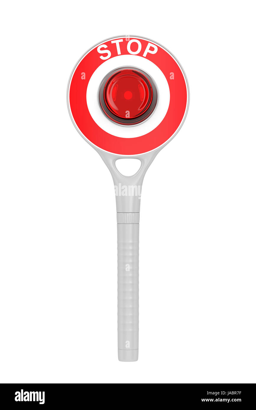 Stop sign isolated on white background Stock Photo - Alamy