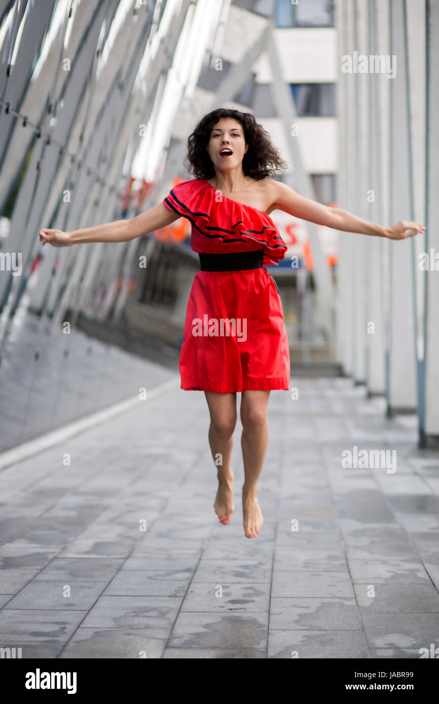 Woman in soaking wet dress hi-res stock photography and images - Alamy