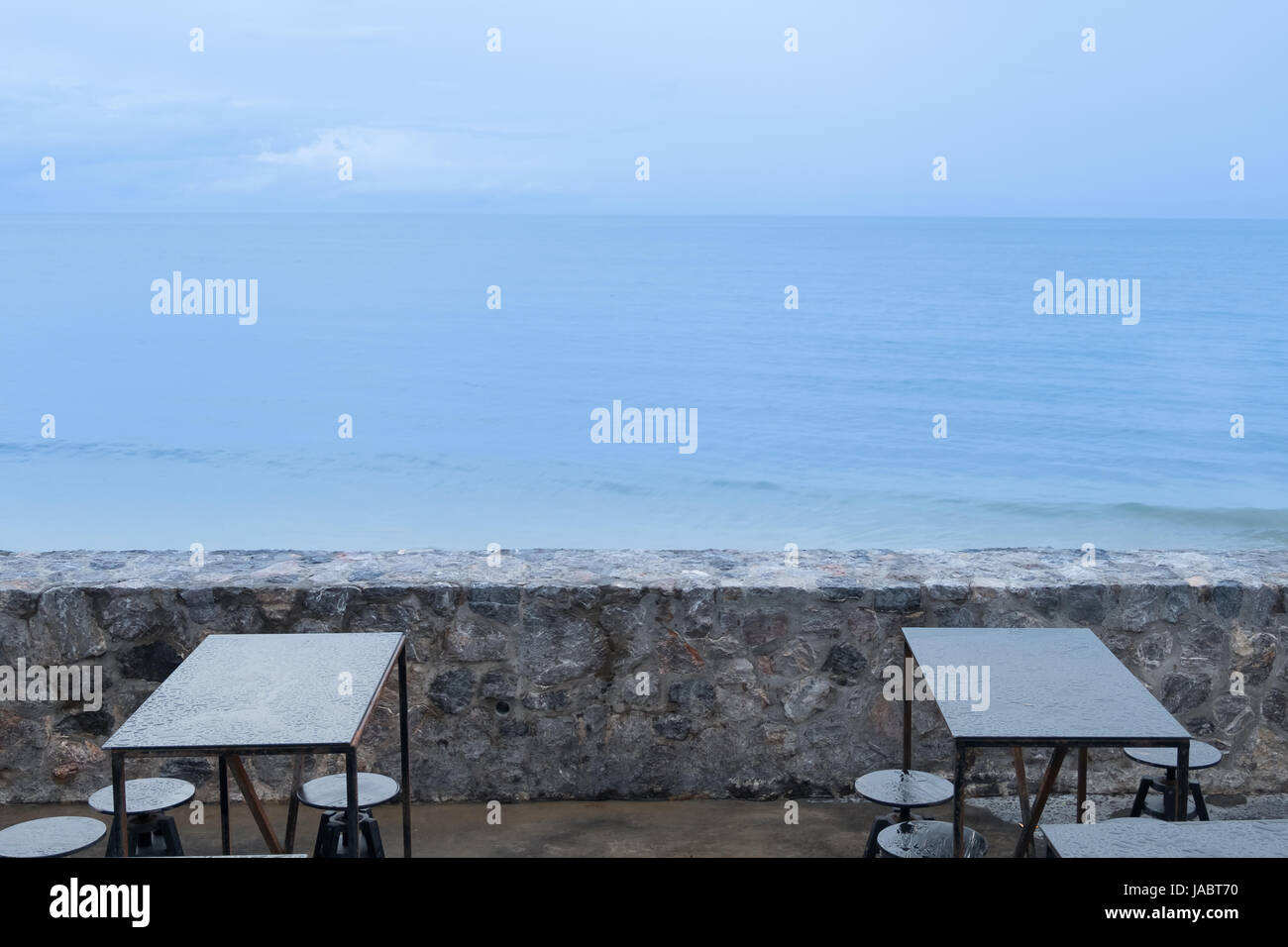 Cafe with sea view hi-res stock photography and images - Alamy