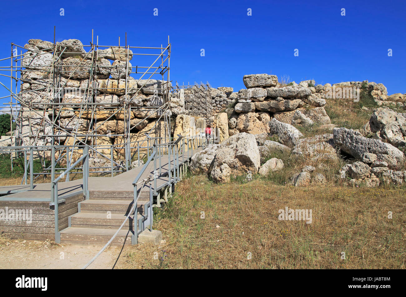 Ggantija neolithic megalithic 5500 years old prehistoric temple complex ...