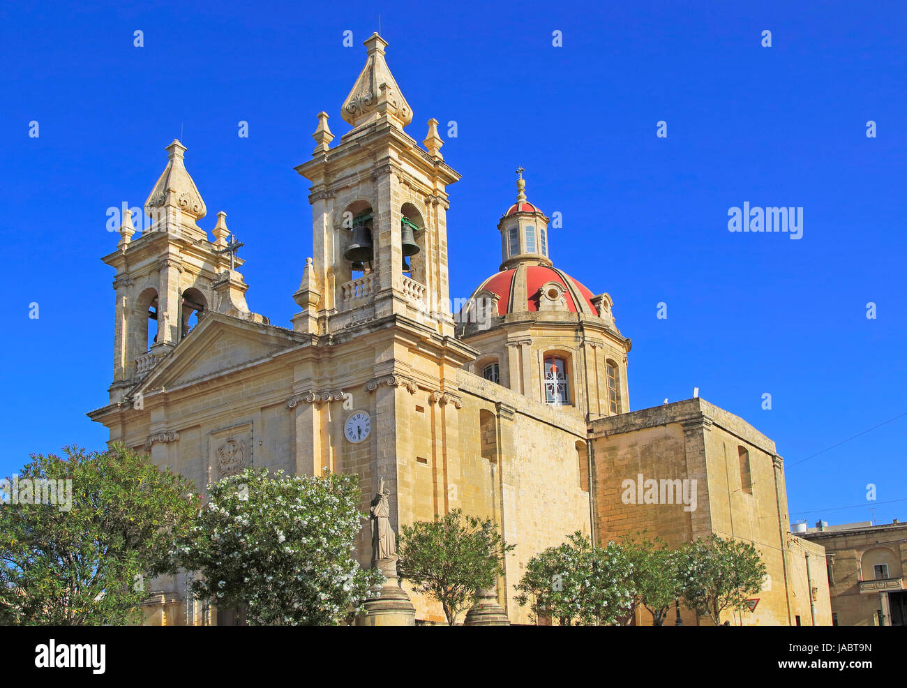 Church of St Margaret, Sannat, island of Gozo, Malta Stock Photo - Alamy