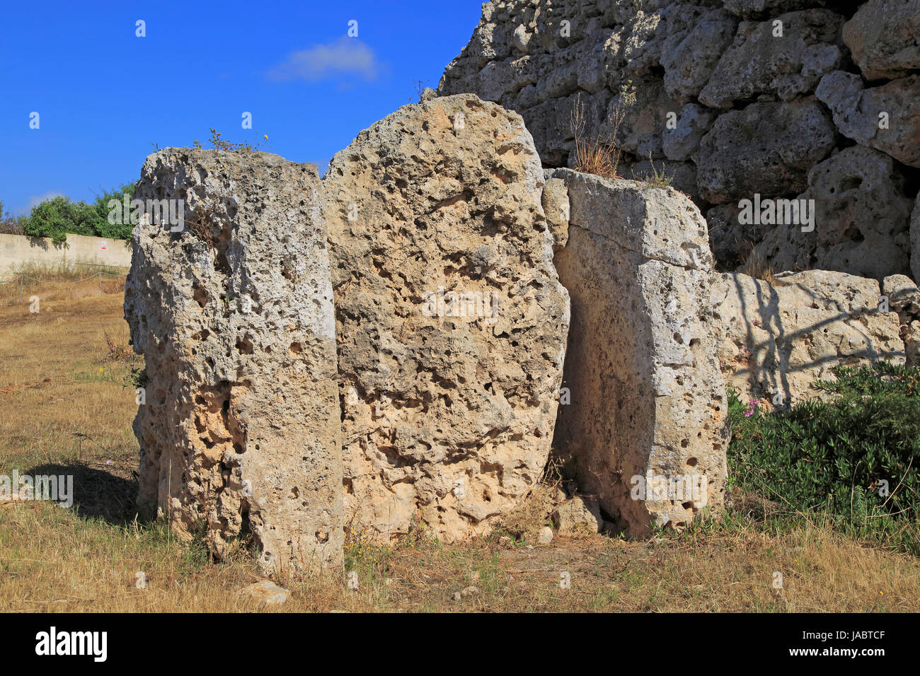 Ggantija neolithic megalithic 5500 years old prehistoric temple complex ...
