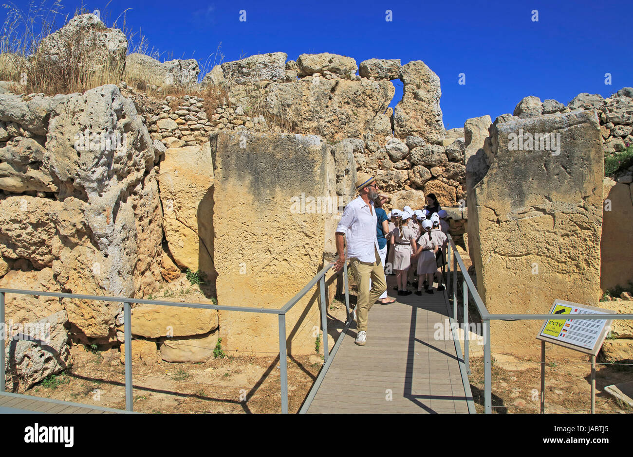 Ggantija neolithic megalithic 5500 years old prehistoric temple complex ...
