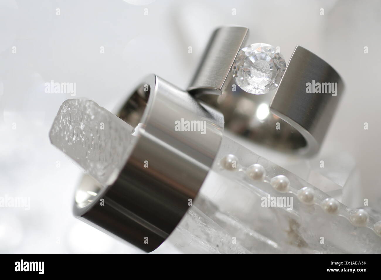 rings of rock crystal Stock Photo - Alamy