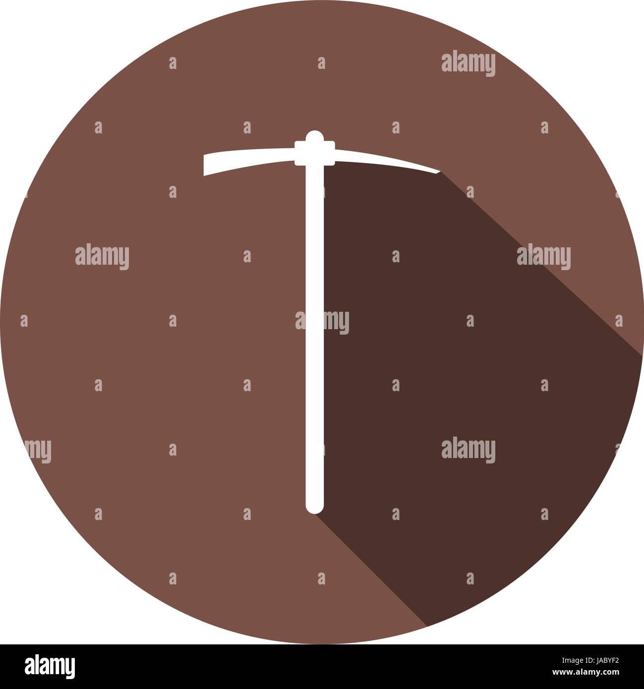 Pickaxe icon on white background in vector Stock Vector Image & Art - Alamy