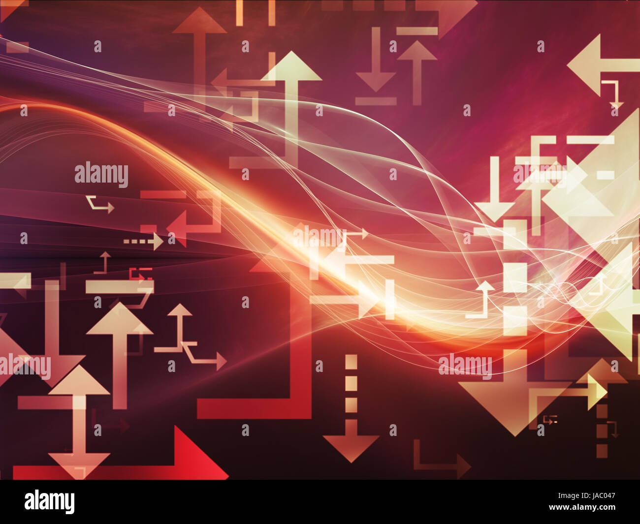 Fractal Realms series. Creative arrangement of fractal elements, grids ...