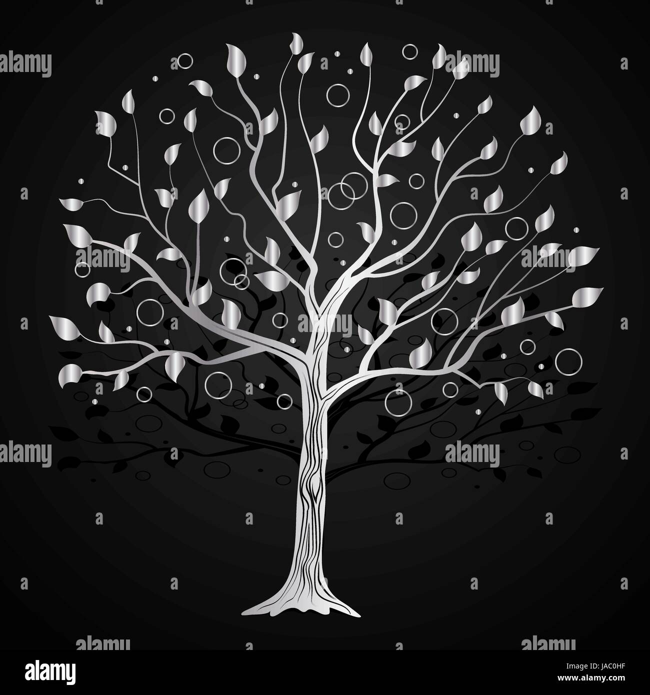 Silver tree bark Stock Vector Images - Alamy