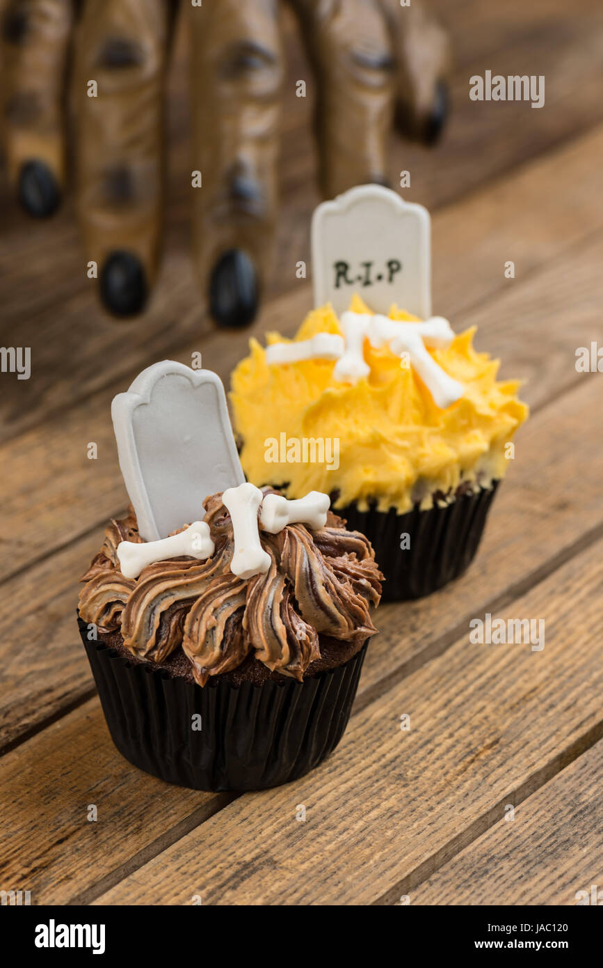 Werewolf hand reaching for a Halloween cup Stock Photo - Alamy