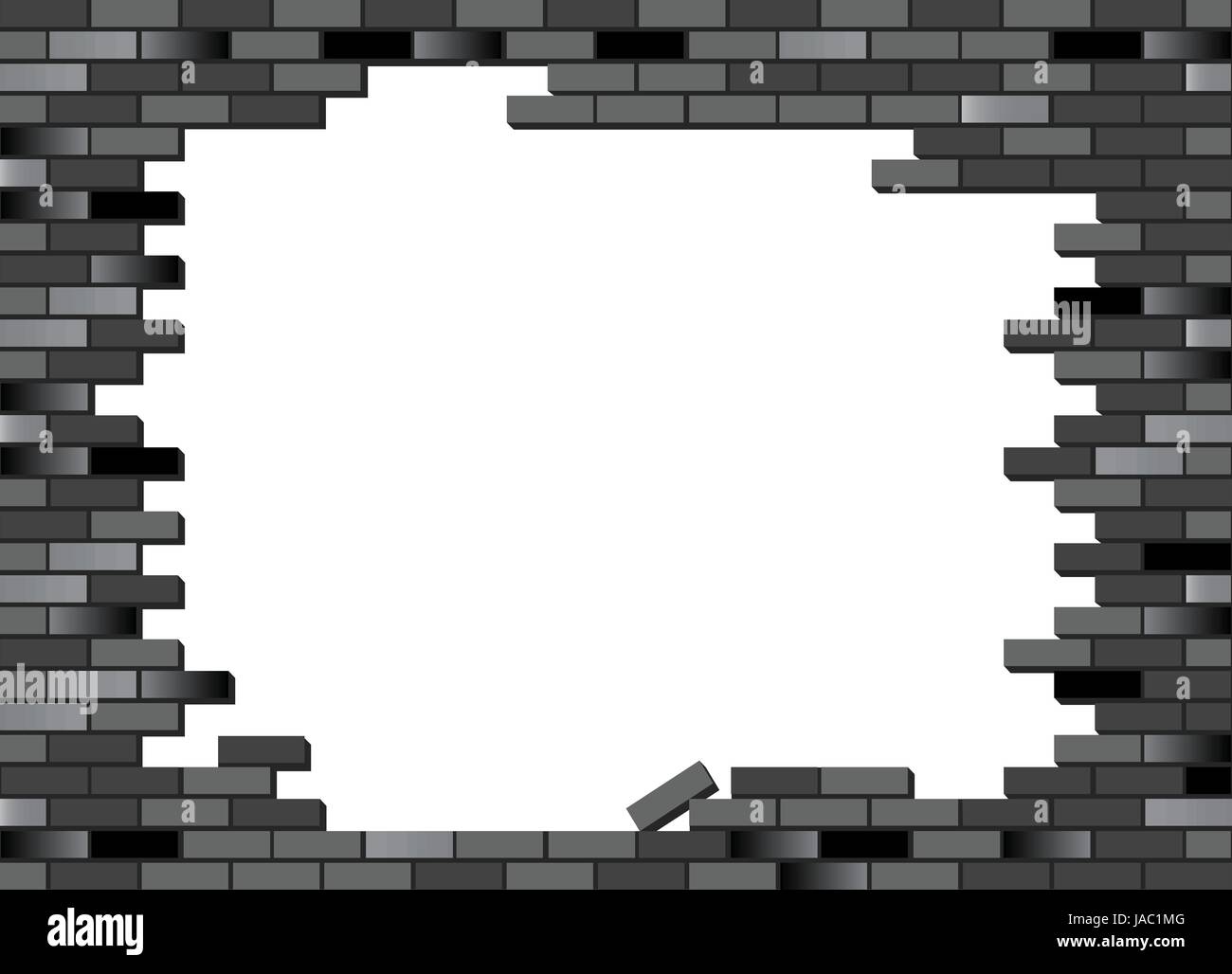 Wall collapsed Stock Vector Images - Alamy