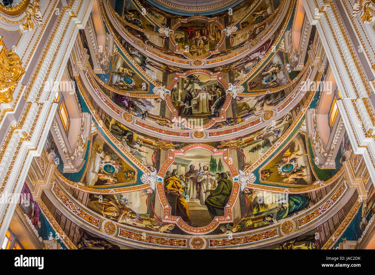 Saint Publius Church Floriana Valletta Malta Stock Photo - Alamy