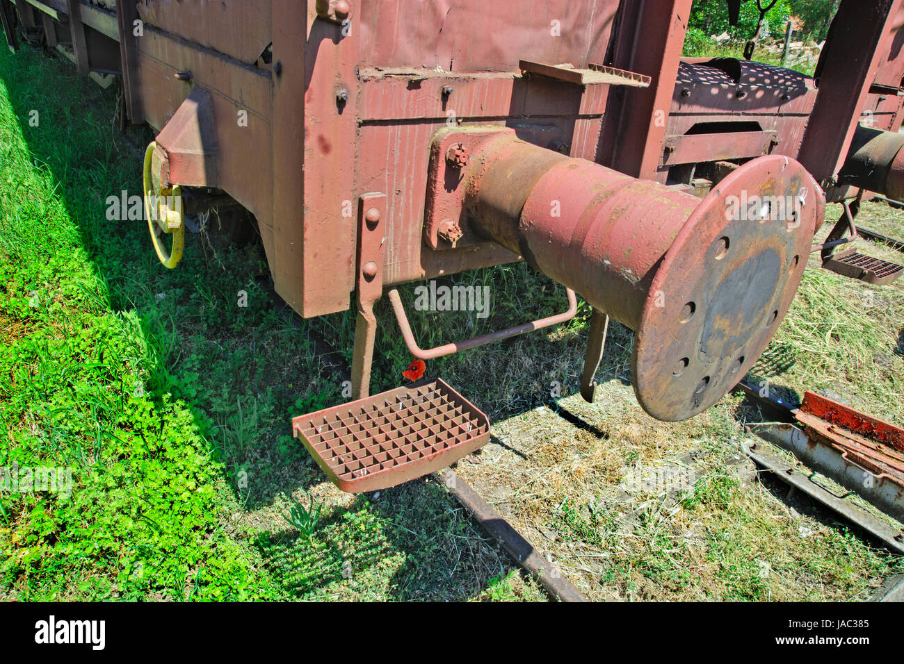 Rusty railway wagon hi-res stock photography and images - Alamy