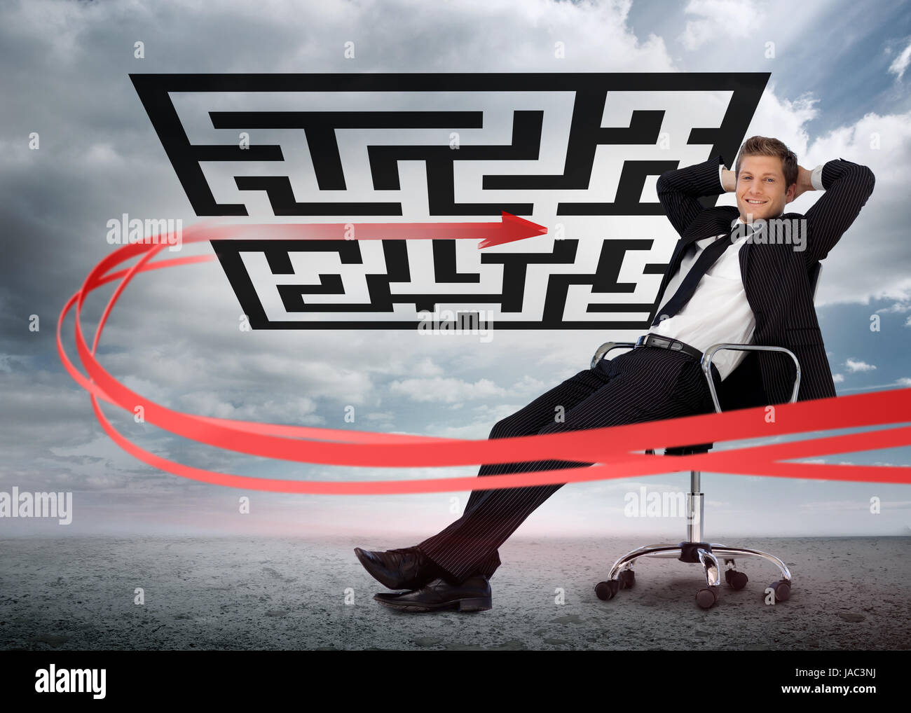 Businessman code qr in hi-res stock photography and images - Alamy