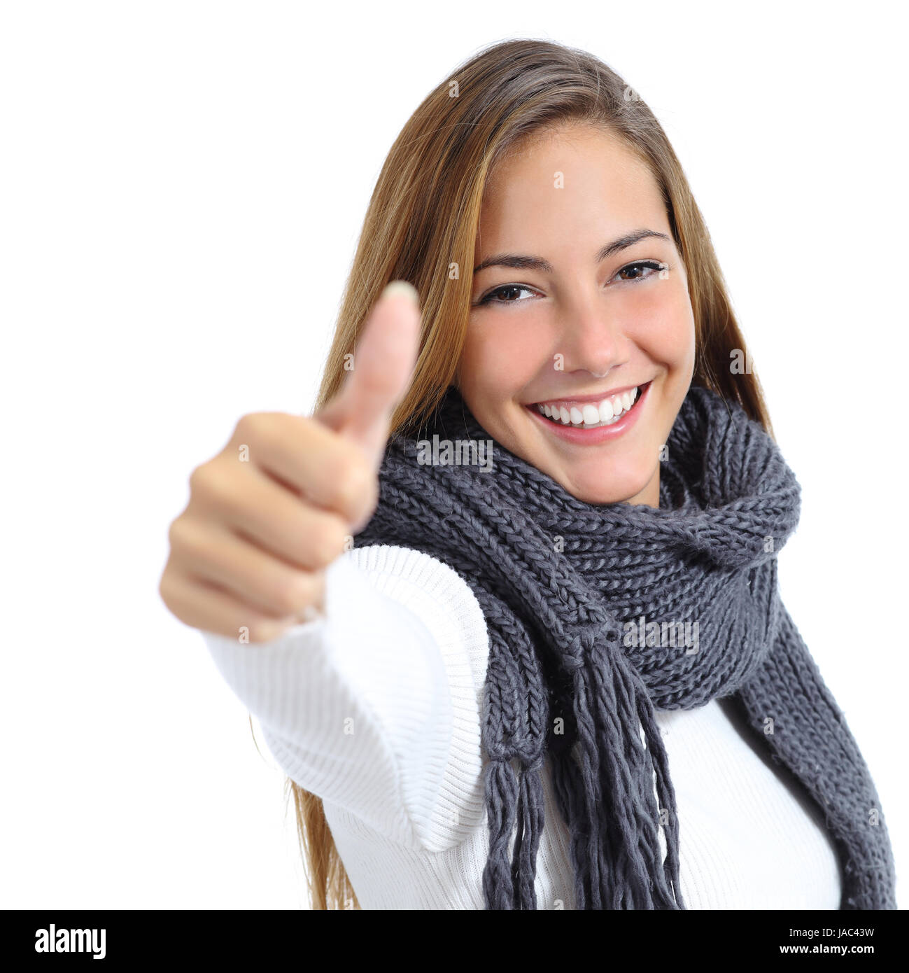 Warmly wrapped up hi-res stock photography and images - Alamy