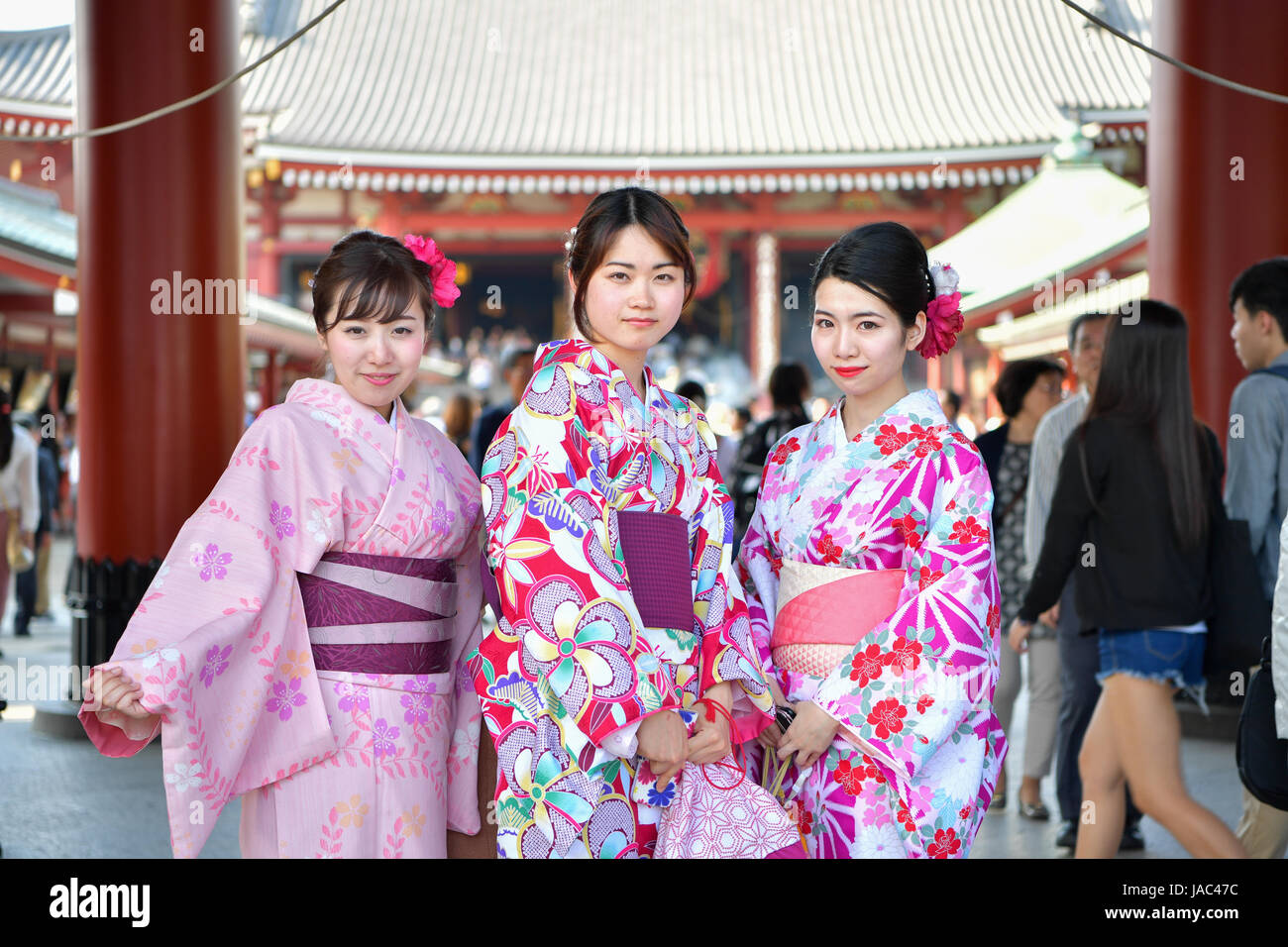 TOKYO - MAY 28: Japanese woman wearing traditional Japanese Yukata (for ...