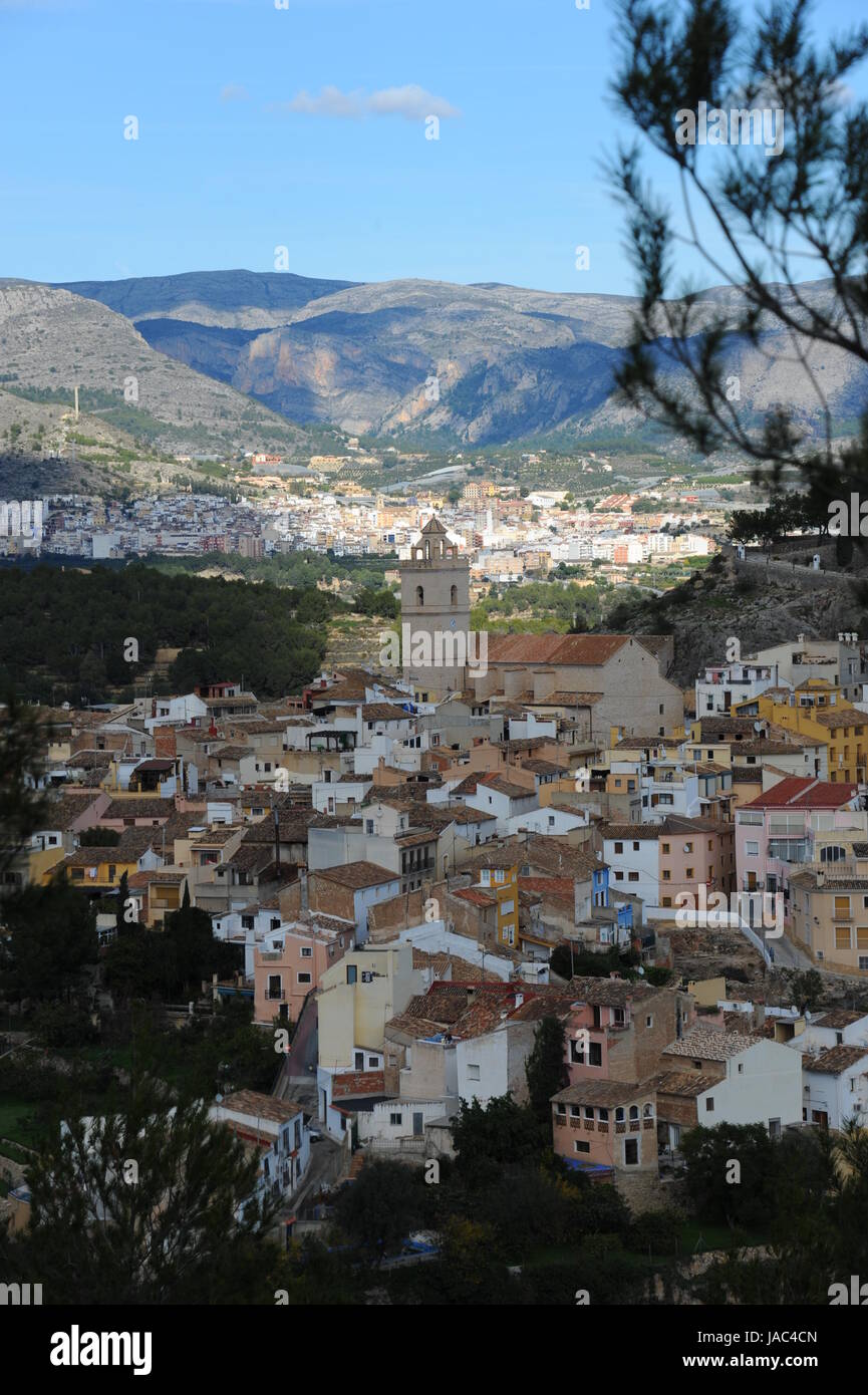 spain - polop de la marina - costa blanca Stock Photo - Alamy