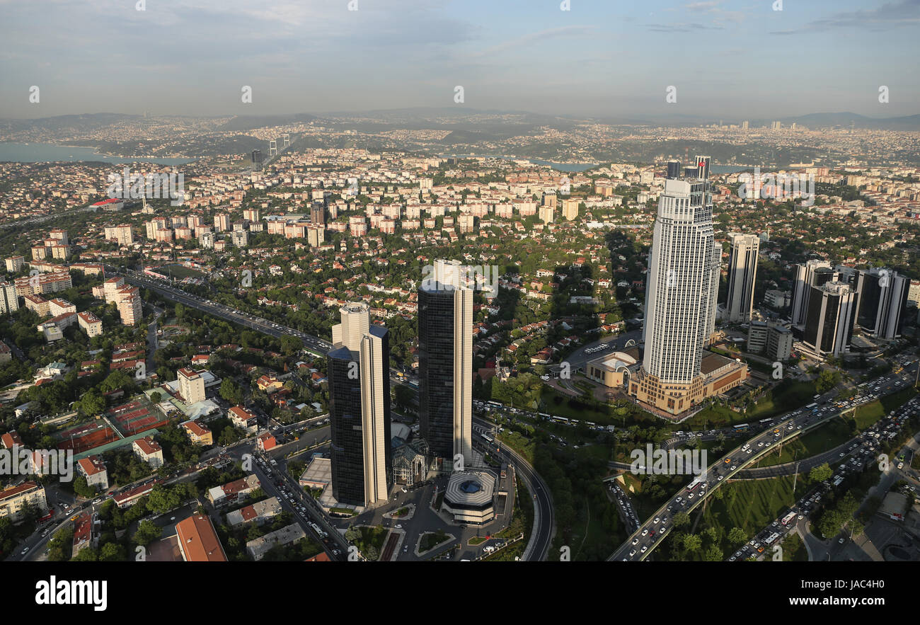 Aerial view of Istanbul City in Turkey Stock Photo - Alamy