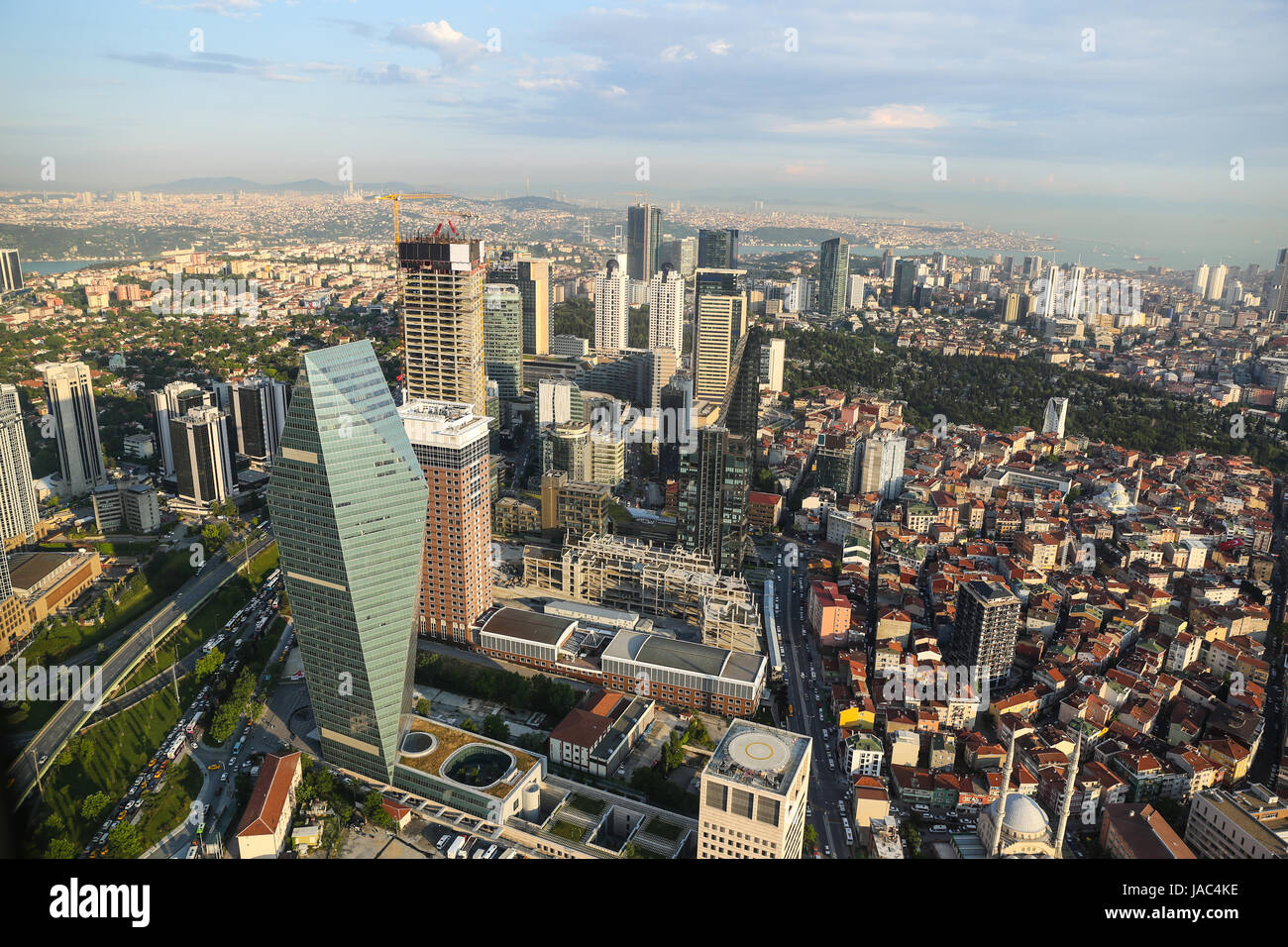 Aerial view of Istanbul City in Turkey Stock Photo - Alamy