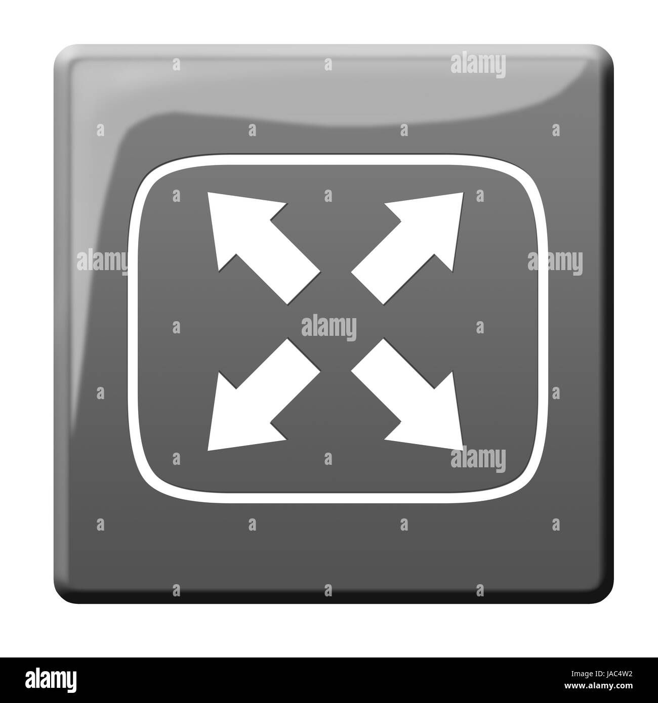 zoom in zoom out button Stock Photo - Alamy