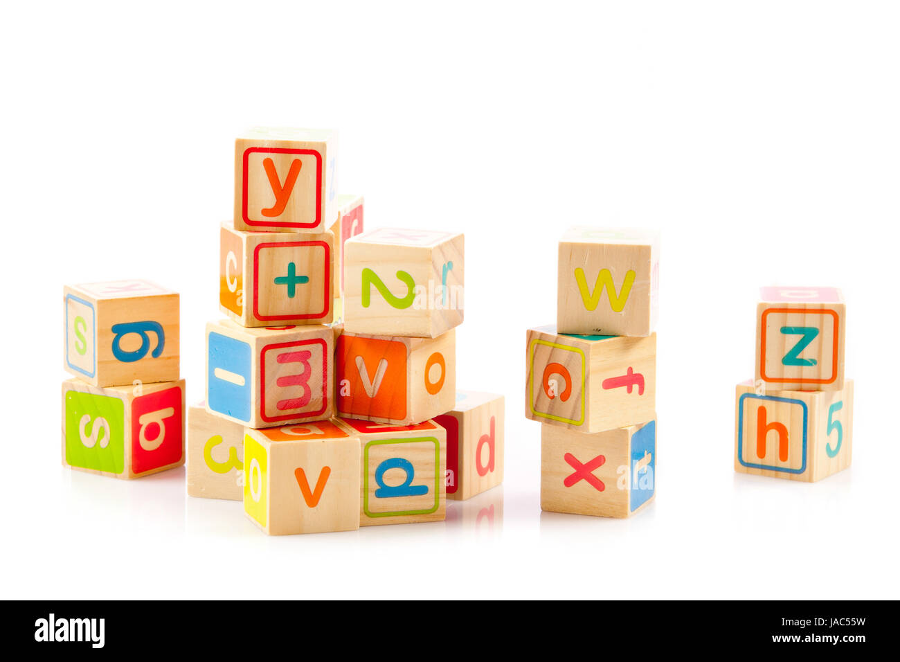 alphabet cubes with letters Stock Photo - Alamy