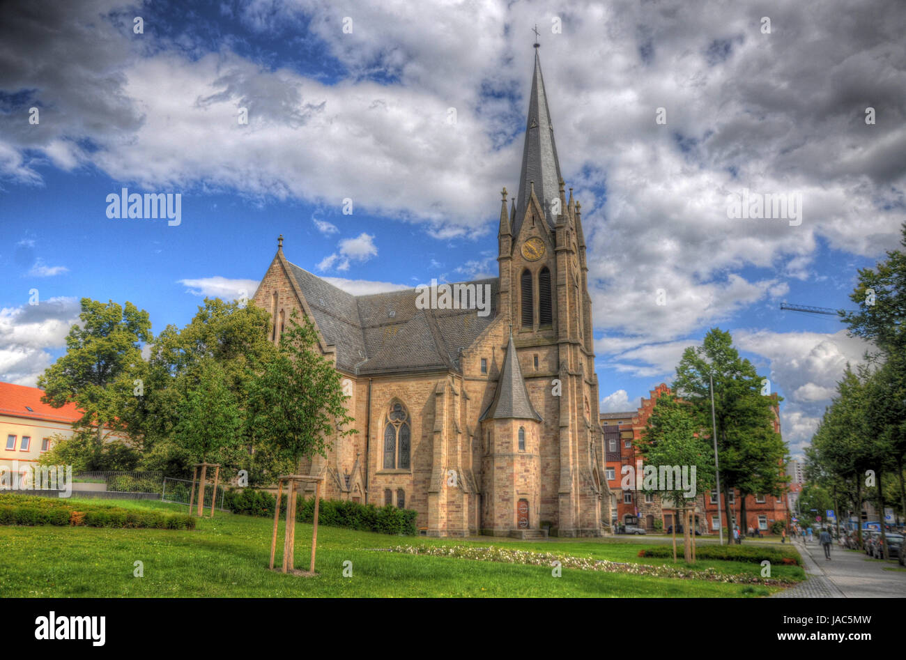 Christus Kirche (Church), Fulda, Hessen, Germany Stock Photo - Alamy