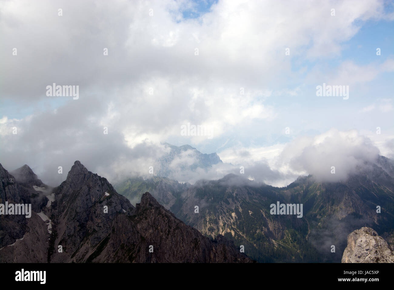 aerial view,alpine foothills Stock Photo - Alamy