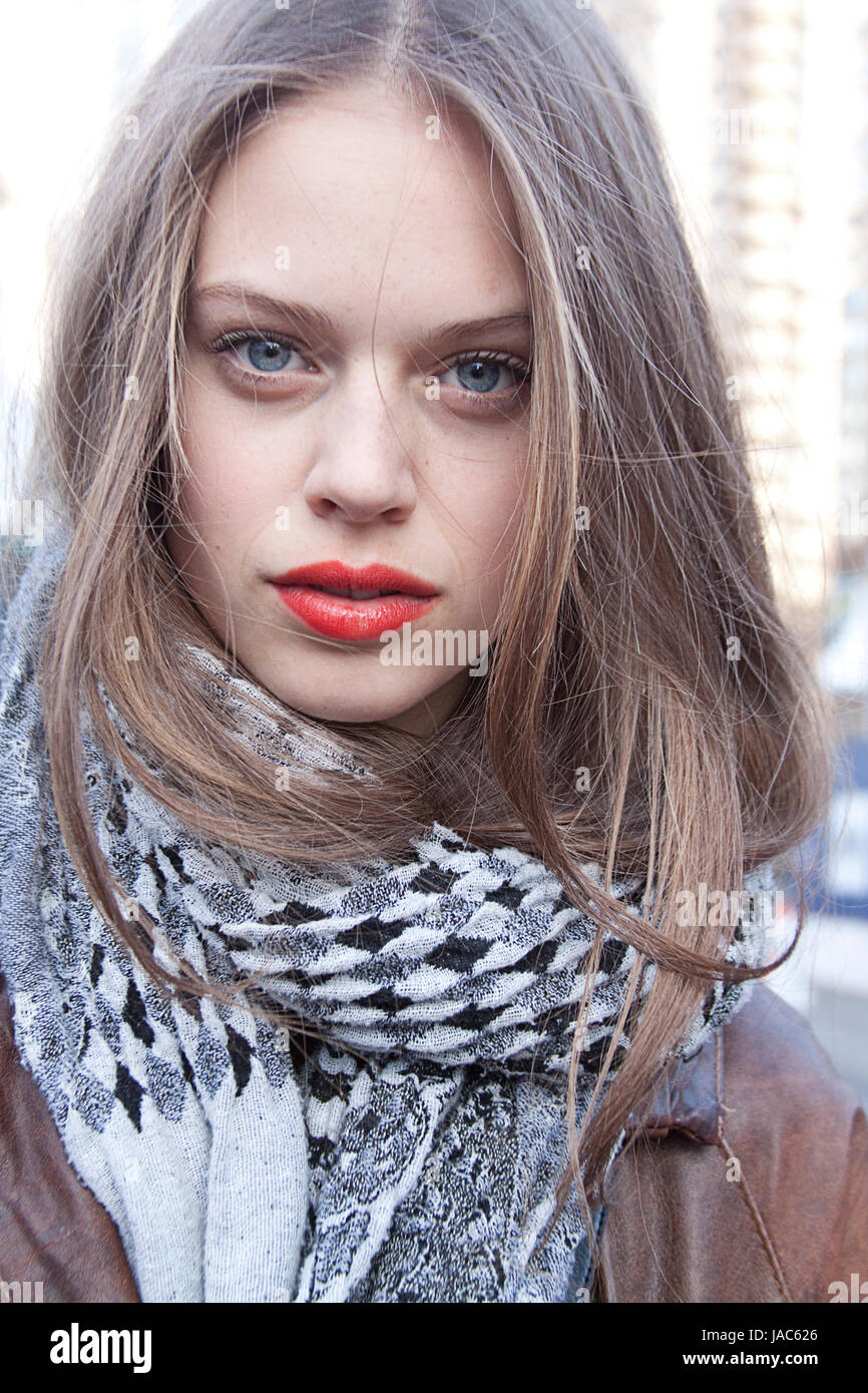 Beautiful model portrait Stock Photo - Alamy