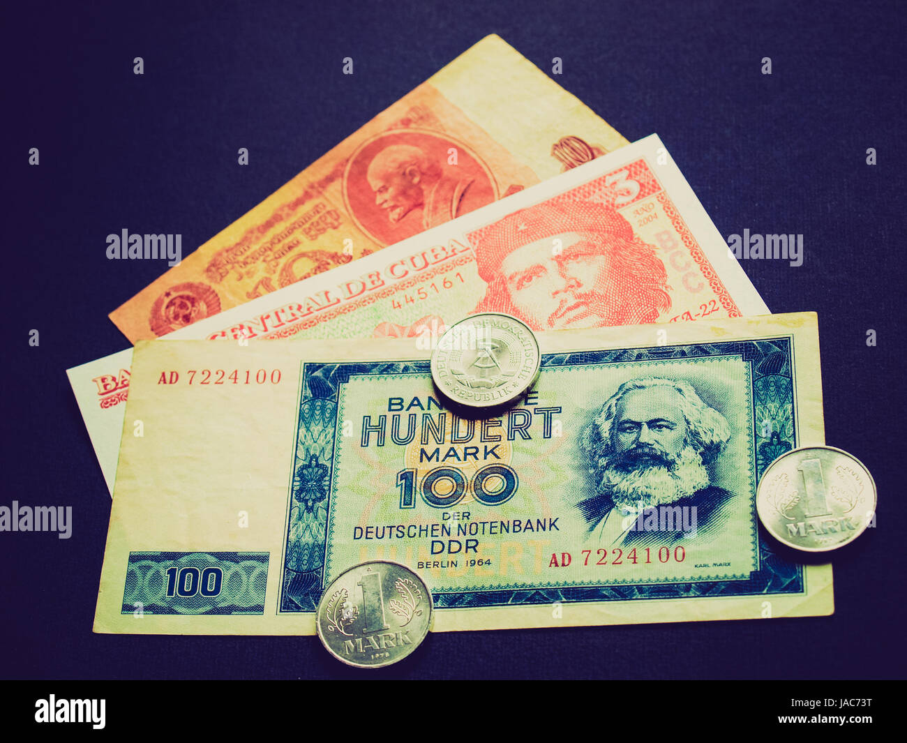 Vintage looking Money from the Communist countries: CCCP SSSR DDR Cuba ...