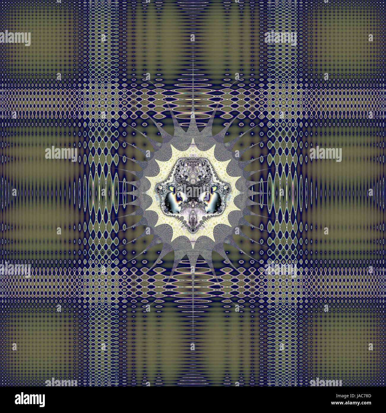 Elegant fractal design, abstract psychedelic art, digital world Stock ...