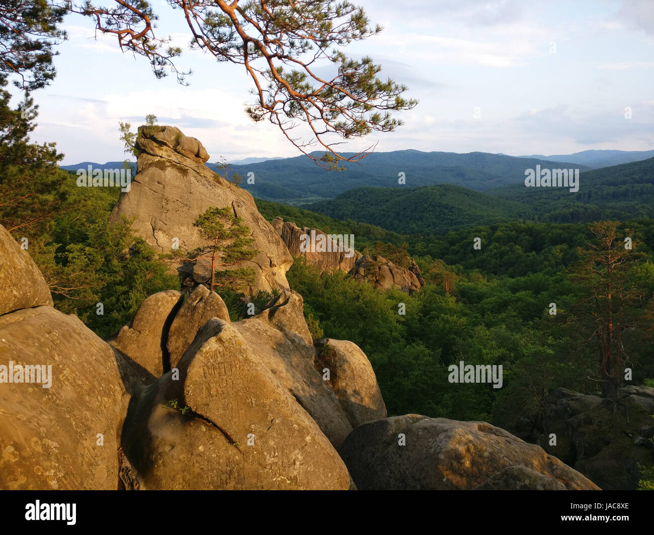 Dovbush rocks hi-res stock photography and images - Alamy