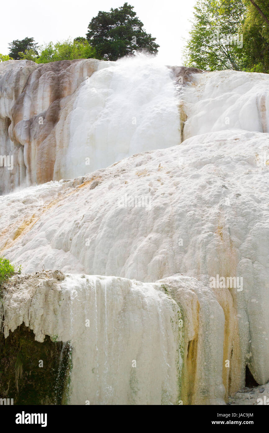 Terme San Filippo, Bagni San Filippo, Tuscany, in the province of Siena ...