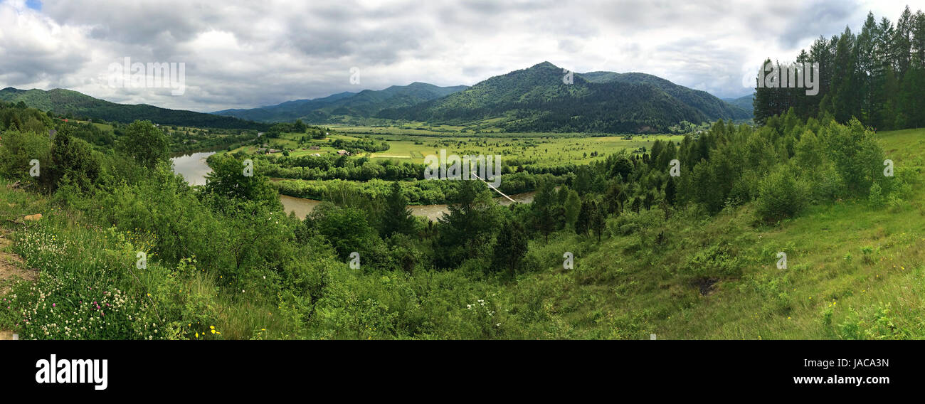 Valley of the river stryi hi-res stock photography and images - Alamy